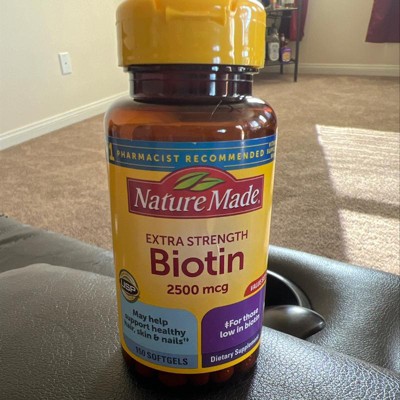 Nature Made Biotin 2500 Mcg Softgels - 150ct : Target