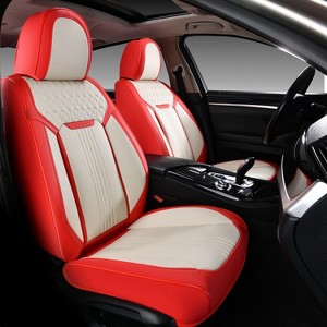 Coverado Car Seat Covers Front Seat Covers for Cars Luxury Faux Leather Seat Covers Automotive Seat Covers Waterproof Car Seat Protectors Car SCUF21