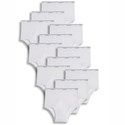 Jockey Men's Classic Low Rise Brief - 12 Pack 32 White : Target