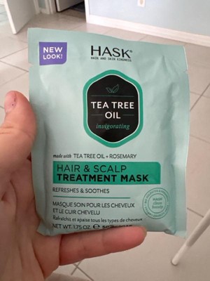 Hask Scalp Treatment Hair Mask Infused With Tea Tree & Rosemary Oil - 1 ...