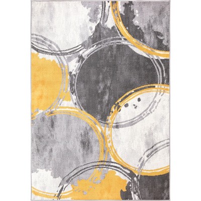 World Rug Gallery Contemporary Modern Circles Area Rug : Target