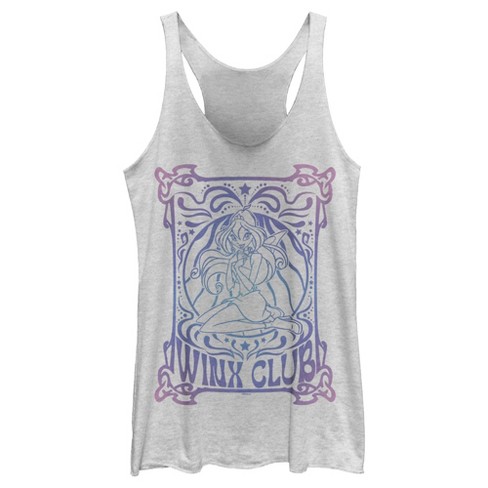 Women's Winx Club Bloom Groovy Poster Racerback Tank Top : Target