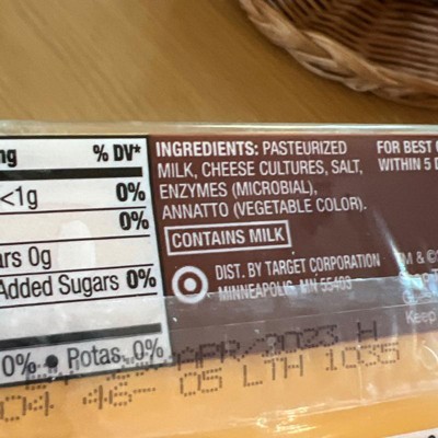 Sharp Cheddar Cheese - 8oz - Good & Gather™ : Target