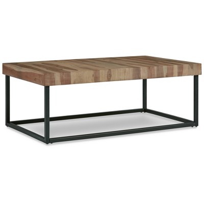 Dalenville Coffee Table Metallic Black/gray/brown/beige - Signature ...