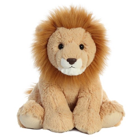 Aurora Medium Lion Cuddly Stuffed Animal Brown 11.5" : Target