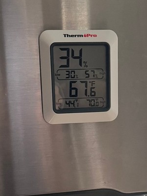 Thermopro Tp50w Digital Hygrometer Indoor Thermometer Room Thermometer ...