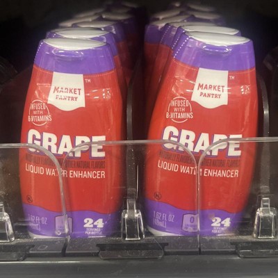 Grape Liquid Water Enhancer Drops - 1.62 Fl Oz - Market Pantry™ : Target