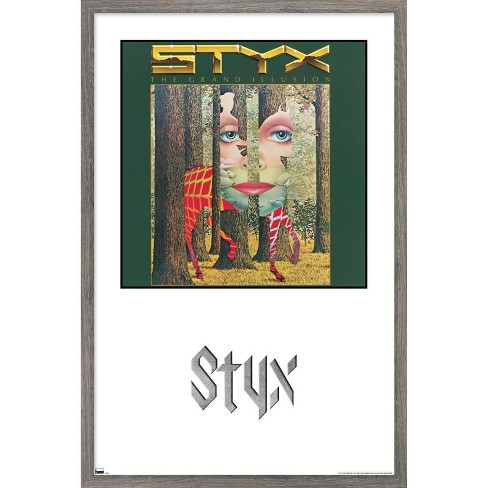 Trends International Styx - The Grand Illusion Album Series Framed Wall ...