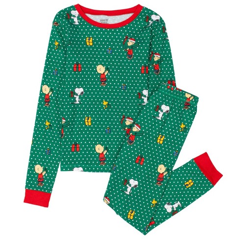 Kids Boys Girls Cotton Snoopy Print Family Matching Pajamas Holiday ...