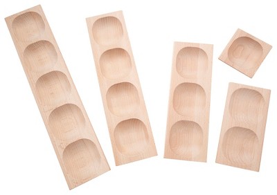 Yellow Door Natural Flower Tactile Tray, 6-section : Target