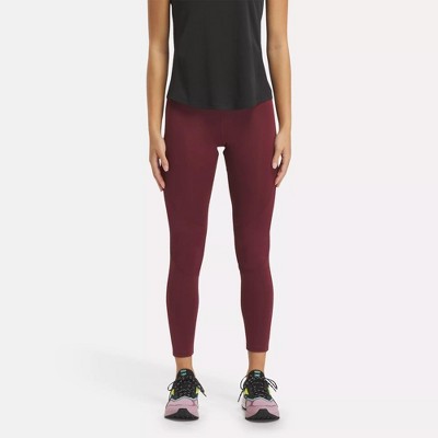 Reebok Run Vector Leggings L Classic Maroon : Target