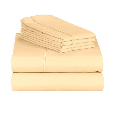 Olive Queen 6 Pc Rayon From Bamboo Solid Performance Sheet Set ...