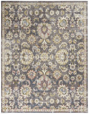 Nourison Juniper Jpr02 Indoor Only Area Rug - Charcoal Multi 7'10" X 9 ...