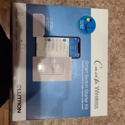 Lutron Caséta Smart Switch Starter Kit With Caséta Smart Hub |p-bdg ...