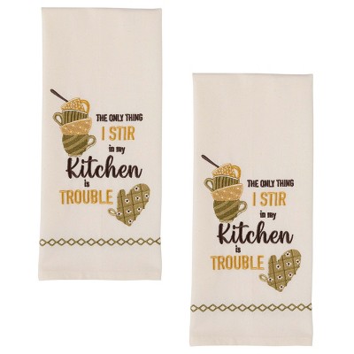 Park Designs The Only Thing I Stir Dishtowel Set of 2 : Target