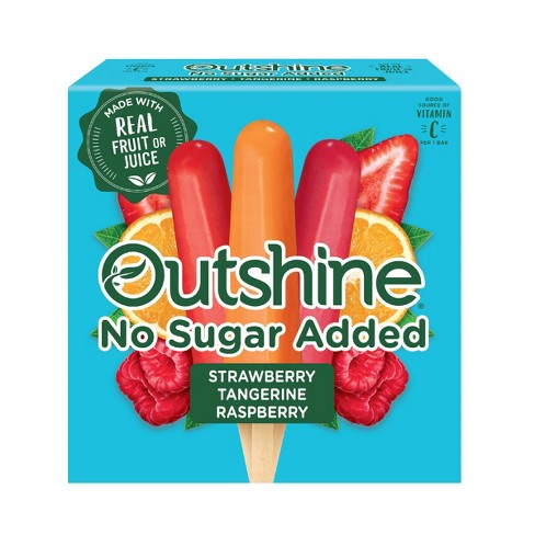 Outshine Strawberry, Raspberry, Tangerine Frozen Fruit Bar - 12ct : Target