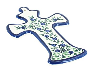 Blue Rose Polish Pottery Ballina Cross : Target