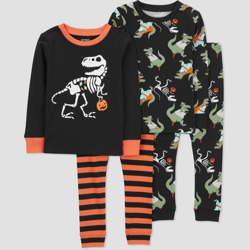 Carter's Just One You® Toddler Boys' Long Sleeve 4pc Halloween Dino ...