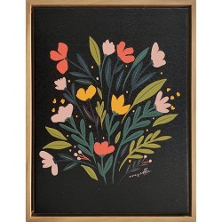 23" X 33" Sylvie Peace Framed Wall Canvas By Oris Eddu Natural - Kate ...