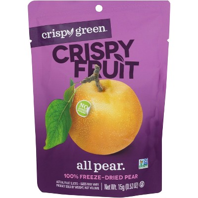 Crispy Green Pear Crispy Fruit - Pack Of 12 - 0.53 Oz : Target