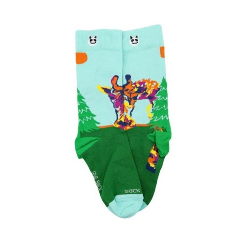 Curious Giraffe Socks - Size 10-13 (men's Sizes Adult Large) / From The Sock Panda : Target
