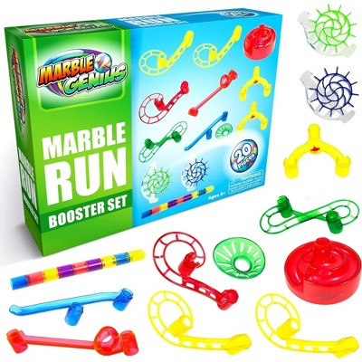 Marble Genius Marble Run Booster Set - 20 Pieces Total (marbles Not ...