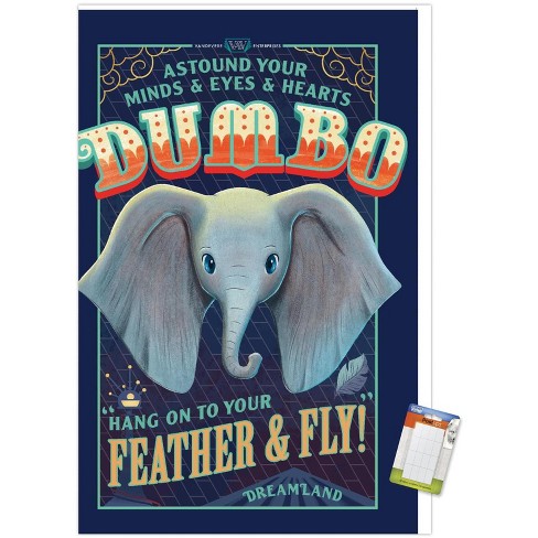 Trends International Disney Dumbo - Feather Unframed Wall Poster Prints ...