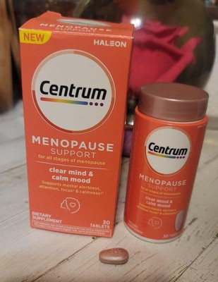 Centrum Menopause Support Clear Mind And Mood Vitamin Tablets - 30ct ...