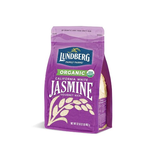 Lundberg Organic Long Grain California White Jasmine Rice - 2lbs : Target