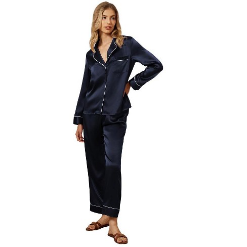 Mommesilk Michelle Classic Silk Pajama Top : Target
