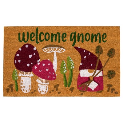 Liora Manne Natura Welcome Gnome Outdoor Mat Natural 2' X 3' : Target