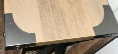 Merrick Lane Modern Farmhouse Engineered Wood Entryway Table And Powder ...