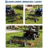 Garvee 40 Inch Pull Behind Lawn Dethatcher, Tow Behind Thatch Rake with ...