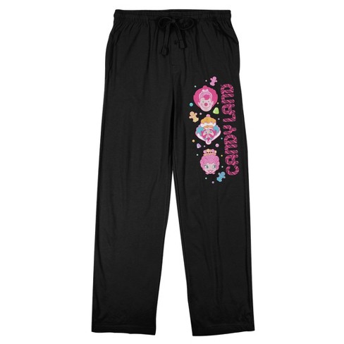 Candyland Classic Title Characters Men's Black Sleep Pajama Pants : Target
