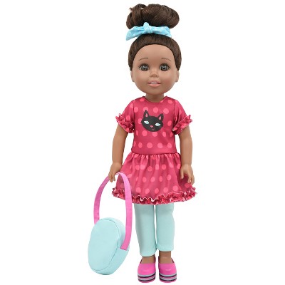 The New York Doll Collection 14 Inch Glamour Girlz Poseable Doll : Target