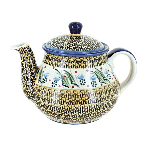 Blue Rose Polish Pottery 503 Wiza Large Teapot : Target