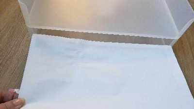 Plastic Stacking Letter Tray Clear - Brightroom™ : Target