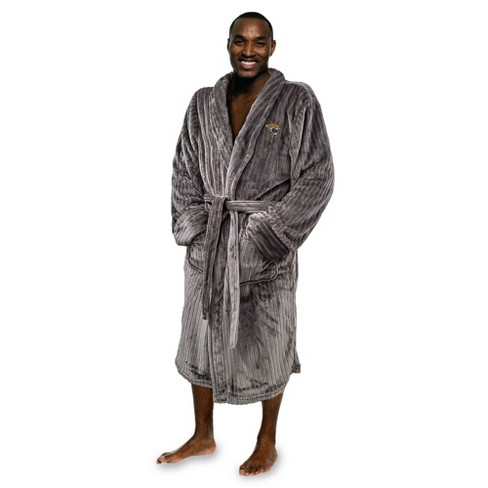Nfl Jacksonville Jaguars Ribbed Silk Touch Robe : Target