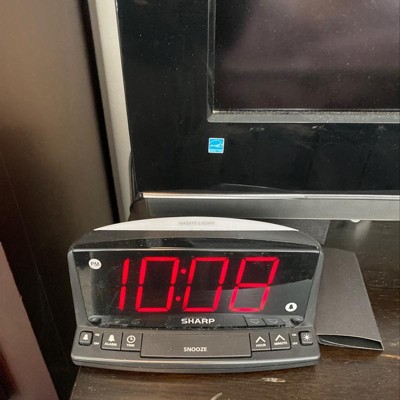 Sharp Led Night Light Alarm Clock : Target