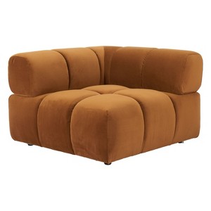 HomeStock 26 in H Brown Finish Square Wood Frame Straight Armchair ...