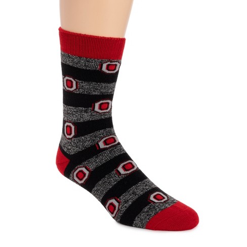 Game Day By Muk Luks Unisex Terry Loop Socks, Ohio State, One Size Fits ...