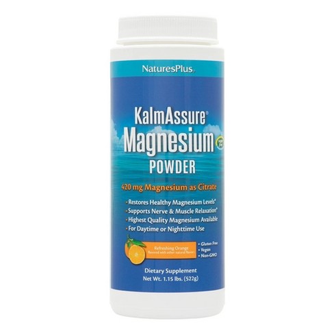 Nature's Plus Kalm-assure Magnesium,orange Flavor 1.15 Lb Powder : Target