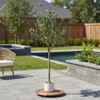 Faux Olive Tree with Realistic Leaves and Fruit, Freestanding ...