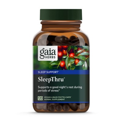 Gaia Herbs Sleepthru - Natural Sleep Support Supplement : Target