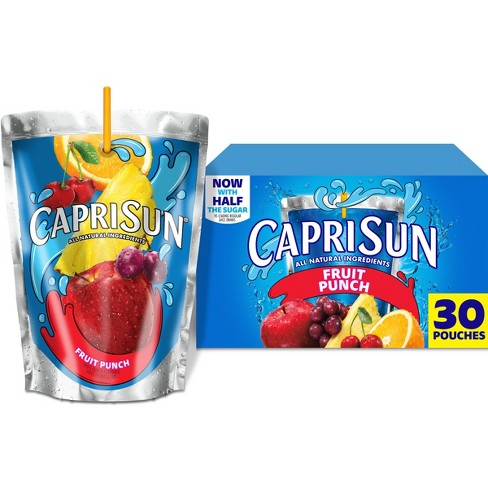 Capri Sun Fruit Punch Value Pack - 30pk/6 Fl Oz Pouches : Target
