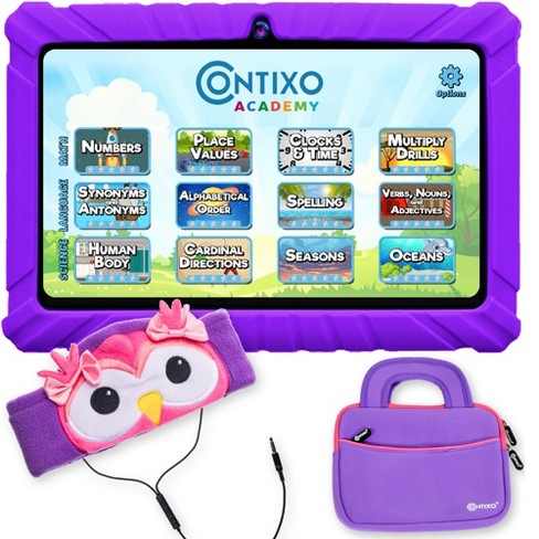 Contixo V8 Kids Tablet With Ips Screen 32gb: Educational Apps For Pre-k ...