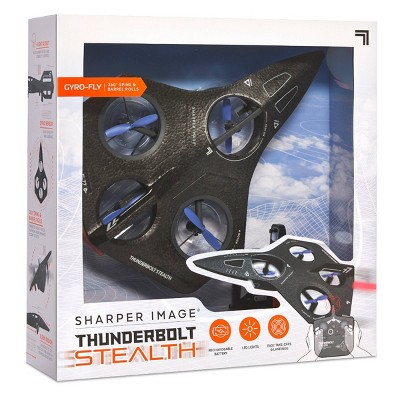 Sharper Image Thunderbolt Stealth Drone: Remote Controlled, Gyroscopic ...