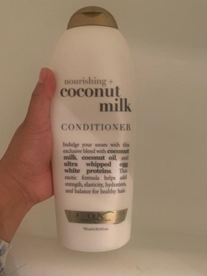 Ogx Nourishing Coconut Milk Salon Size Conditioner - 25.4 Fl Oz : Target