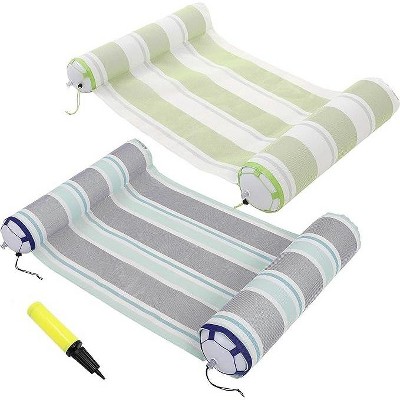 Swimline 88" Adjustable Flip-top Inflatable Swimming Pool Lounger Raft ...