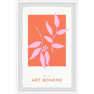 HomeStock New Leaves Framed Painting Print : Target